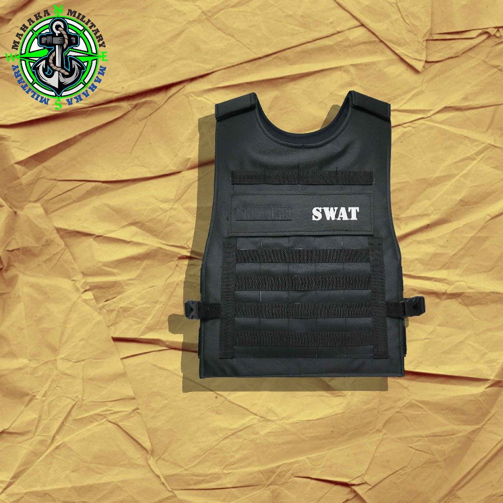 Jual rompi body vast bordir swat /rompi penahan angin bordir swat ...