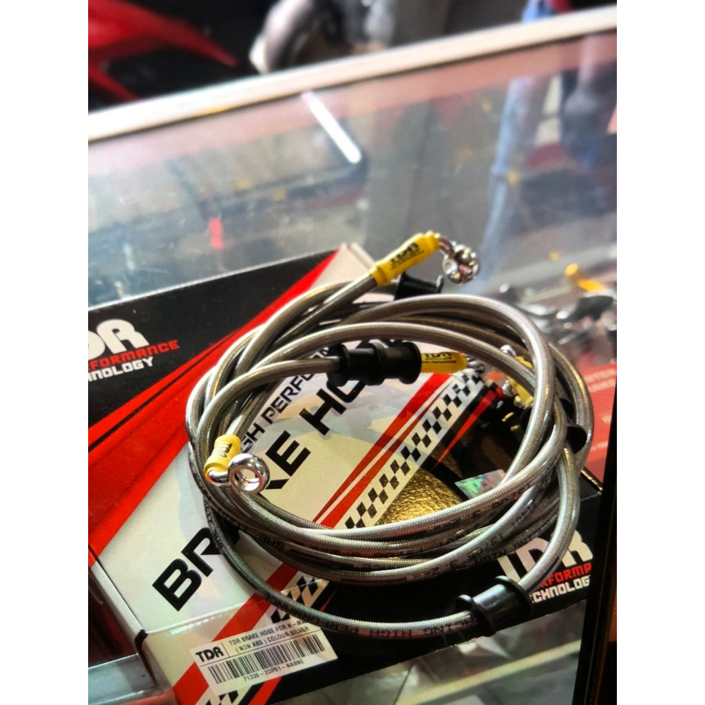 Jual Selang rem TDR brake hose stainless nmax Old / New (2020 up ) non ...