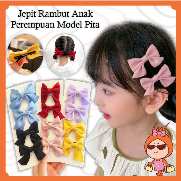 Jual Reseller Welcome - F5750 / Jepitan Rambut Anak Model Pita 2 in 1 ...