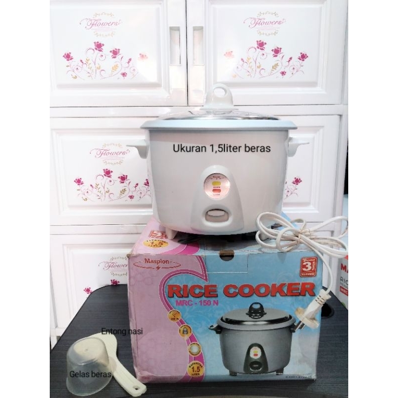 Jual Rice Cooker Maspion MRC-150N l Kapasitas 1,5liter | Shopee Indonesia