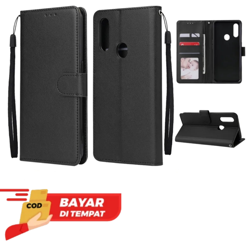 Jual Vivo V5 V7 V7 plus V9 V11 V11 pro V15 V15 pro V17 pro V19 V20 V20se Flip cover kulit ...