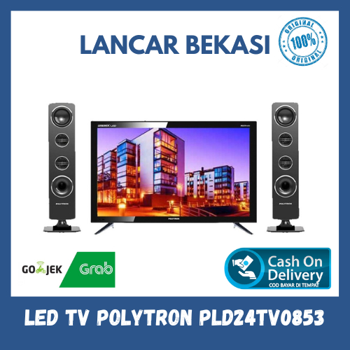 Jual LED TV DIGITAL POLYTRON PLD24TV1855 + SPEAKER TOWER (24 Inch ...