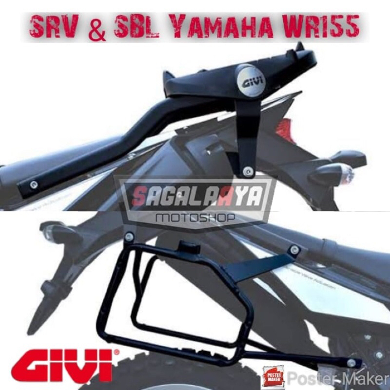 Jual Bracket Box top box dan Side box Full box Givi Original SRV Yamaha ...