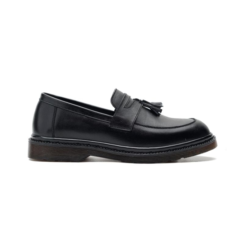 Jual Sultan Footwear Sepatu Loafers Slip on Formal Pria Kulit Asli Sapi ...