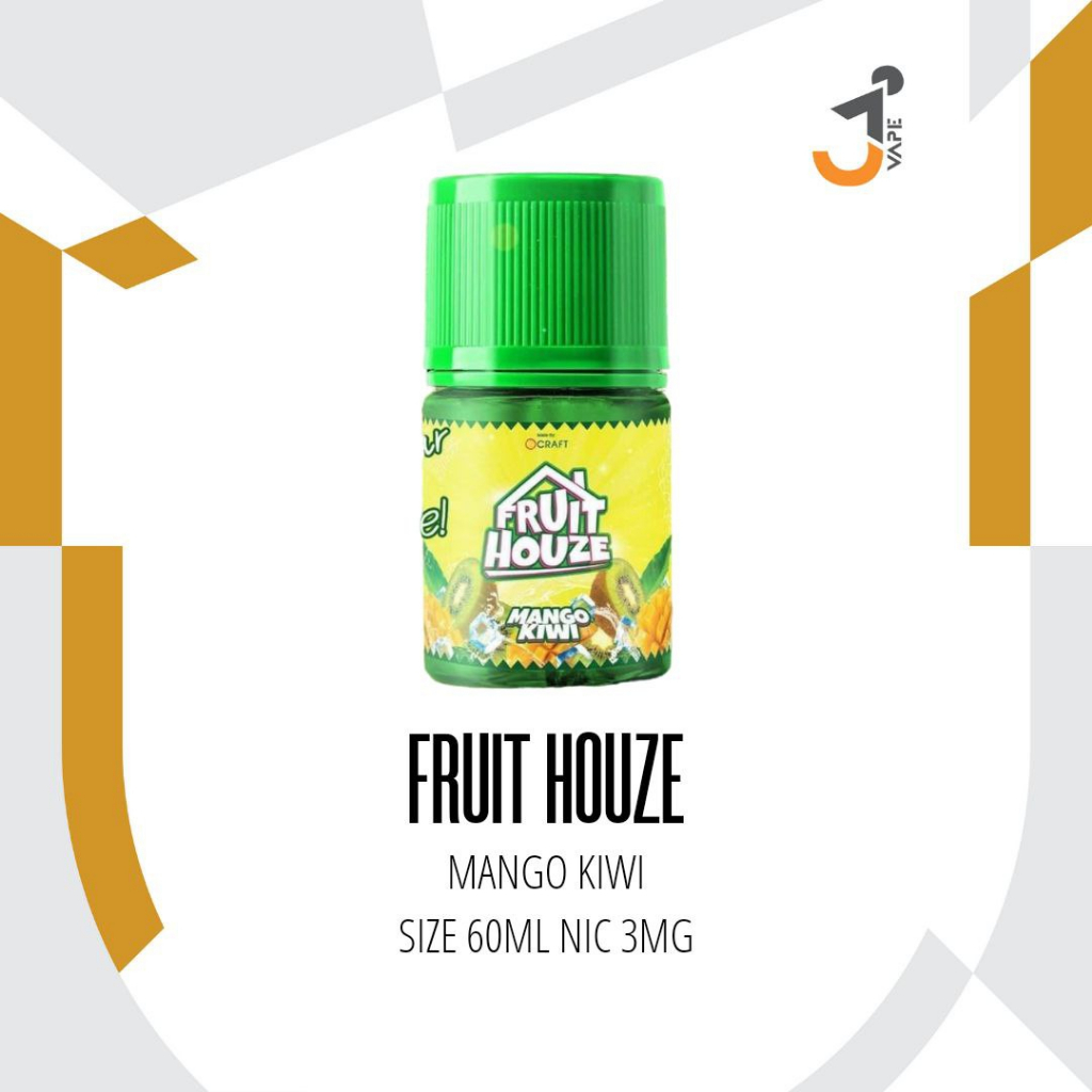 Jual FRUIT HOUZE MANGO KIWI FREEBASE 60ML BY RCRAFT X STEVE E-LIQUID ...
