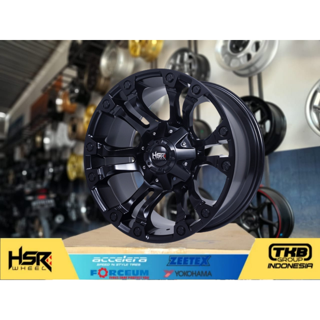 Jual velg pajero r20 velg mobil racing hsr lumbis ring 20 lebar 9 cocok ...