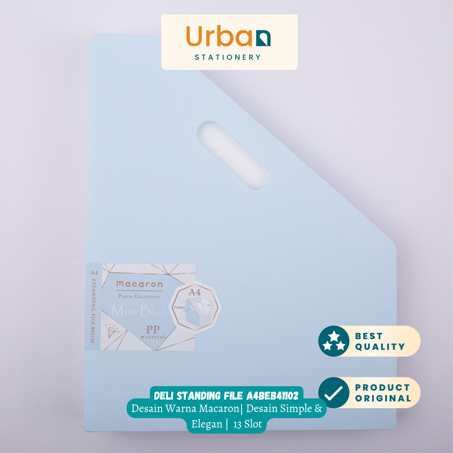 Jual Deli Standing File A4 EB41102 tempat file yang dapat berdiri ...