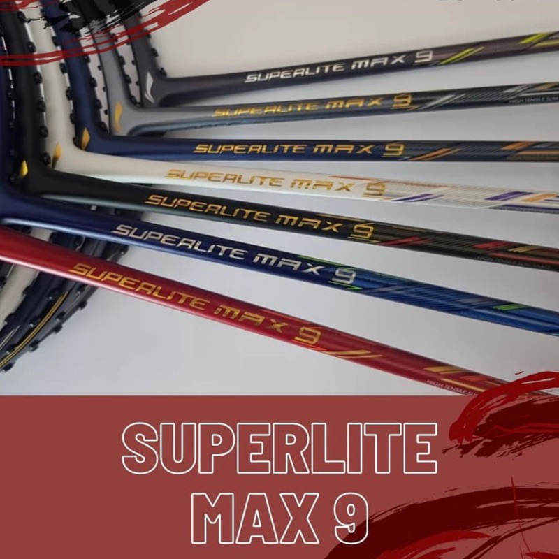 Jual RAKET BADMINTON LINING SUPERLITE MAX 9 ORIGINAL | Shopee Indonesia