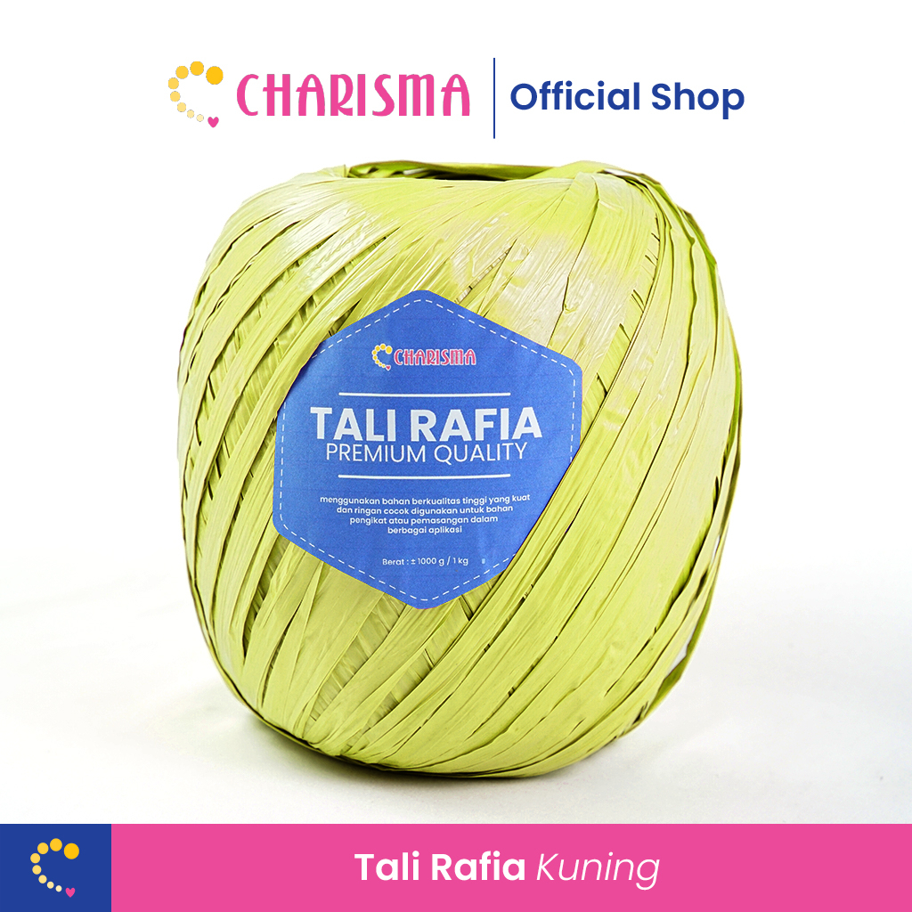 Jual Charisma Tali Rafia Warna - Tali Rafia Charisma Hitam Tebal Kuat ...