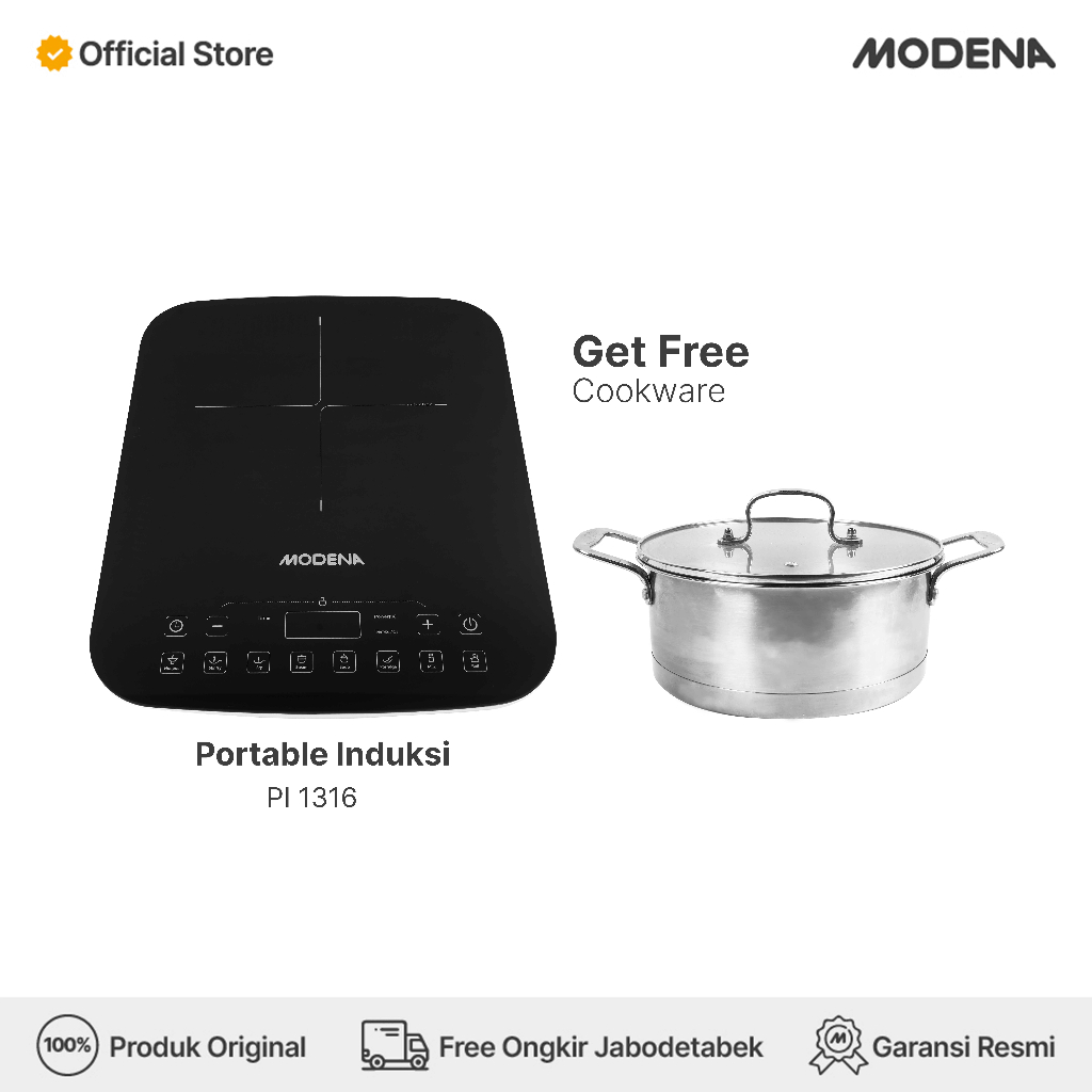 Jual MODENA Portable Induction - PI 1316 | Shopee Indonesia