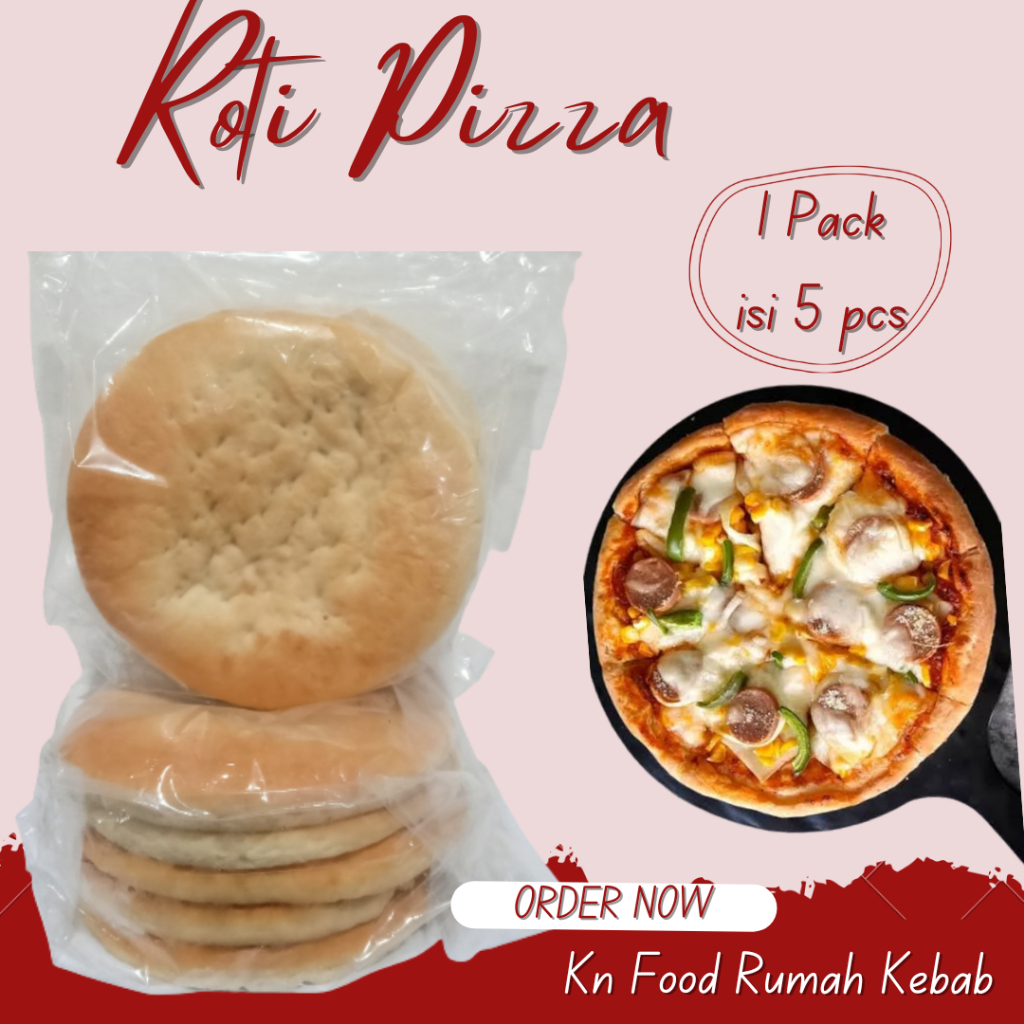 Jual 1 Pack Roti Pizza Roti Pizza- Pizza Base- Pizza Dough 5 lembar ...