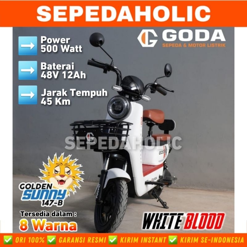 Jual Sepeda Listrik GODA 147B 147 B SUNNY / 148 LYCAN Electric E Bike ...