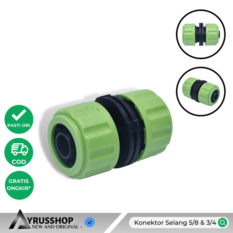 Jual Connector Sambungan Selang Beda Ukuran 5/8 & 3/4 inci Yardsmith ...