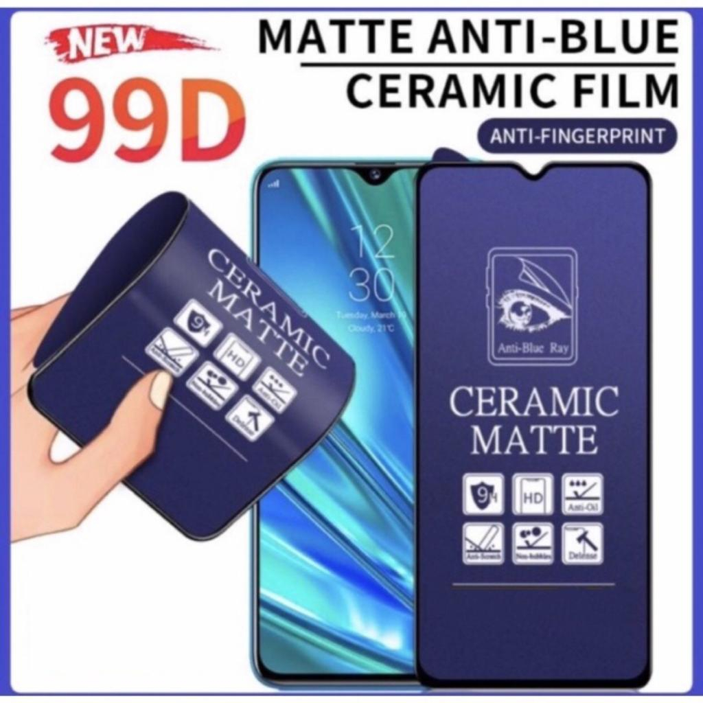 Jual TG ITEL A70 S23 4G A60s P40 Ceramic Blue Matte Premium Anti Gores Layar Tempered Glass ...