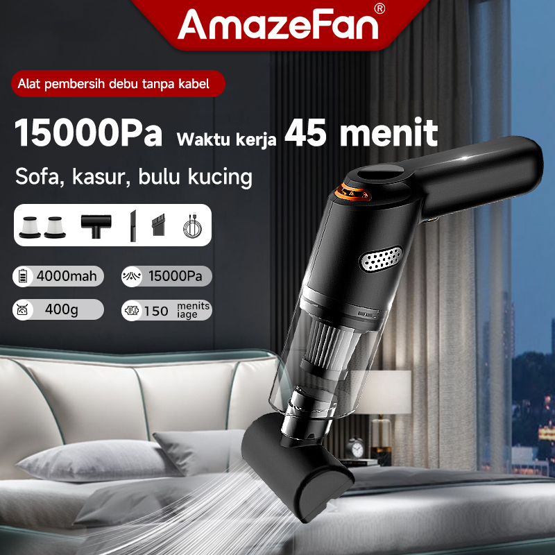 Jual Amazefan 15000pa Vacum Cleaner Alat Penyedot Debu Portabel Alat