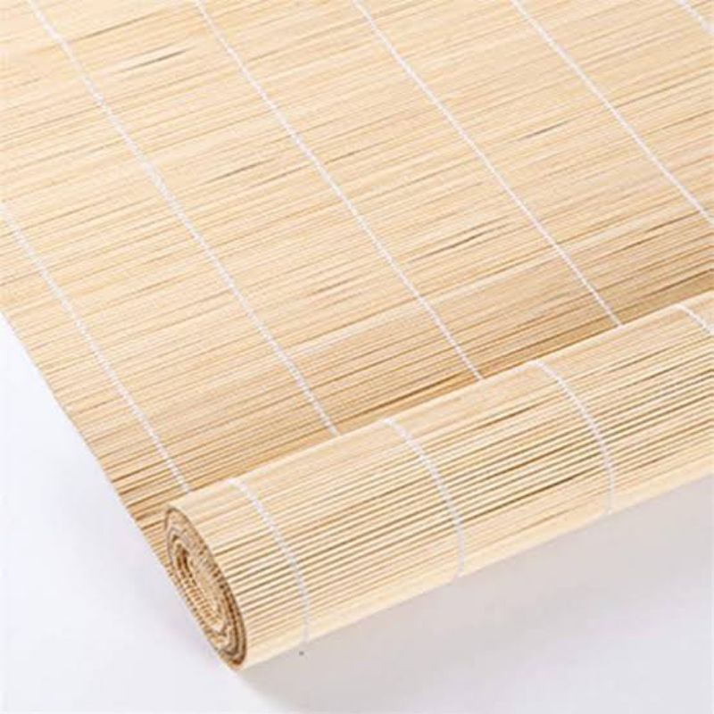 Jual Tirai Bambu Gulung / Krey Dekorasi Tirai Jendela ukuran 50 X150 | Shopee Indonesia