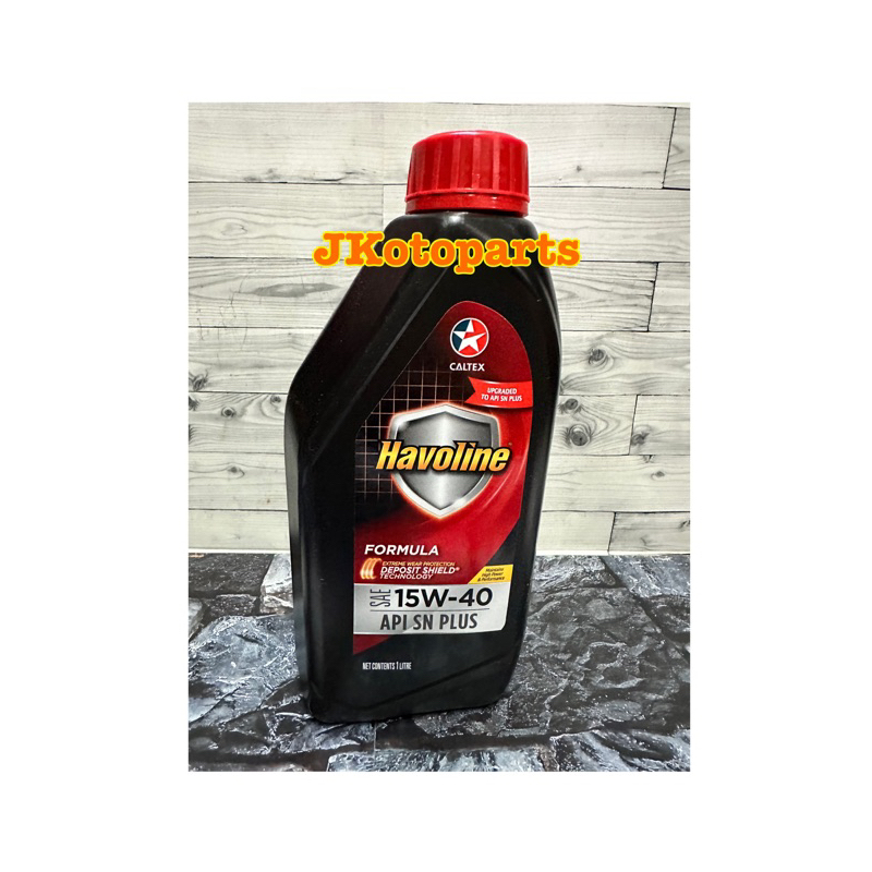 Jual Oli Mesin Caltex Havoline 15W-40 SN PLUS 1 Liter | Shopee Indonesia
