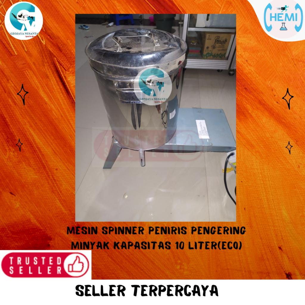 Jual Mesin Spinner Peniris Pengering Minyak Kapasitas 10 liter (ECO ...