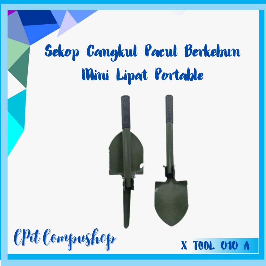 Jual Sekop Cangkul Pacul Berkebun Mini Lipat Portable Shovel Militer ...