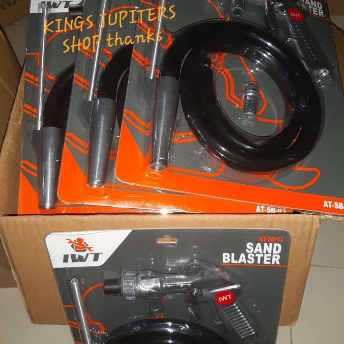 Jual IWT SPREI GUN SAND BLAST SPRAY GUN SANDBLASTING ALAT CAT CET PASIR | Shopee Indonesia