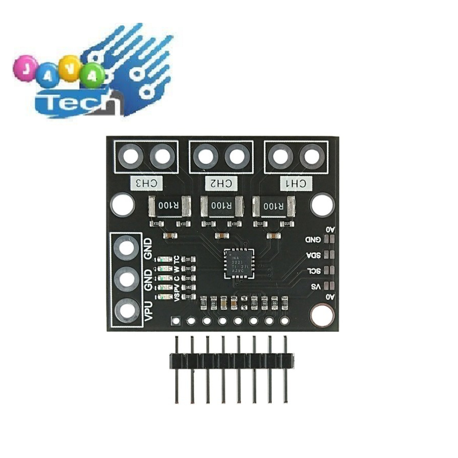 Jual INA3221 3 Channel High Side Current Sensor SMBUS Interface Module ...