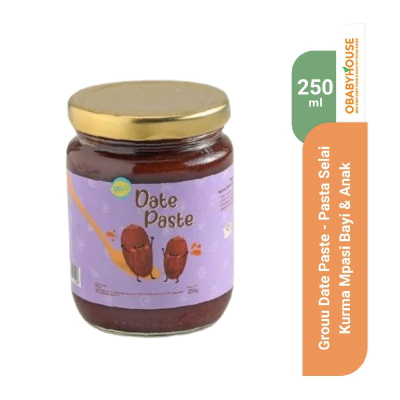 Jual Grouu Date Paste - Pasta Selai Kurma Mpasi Bayi & Anak 250 gr ...