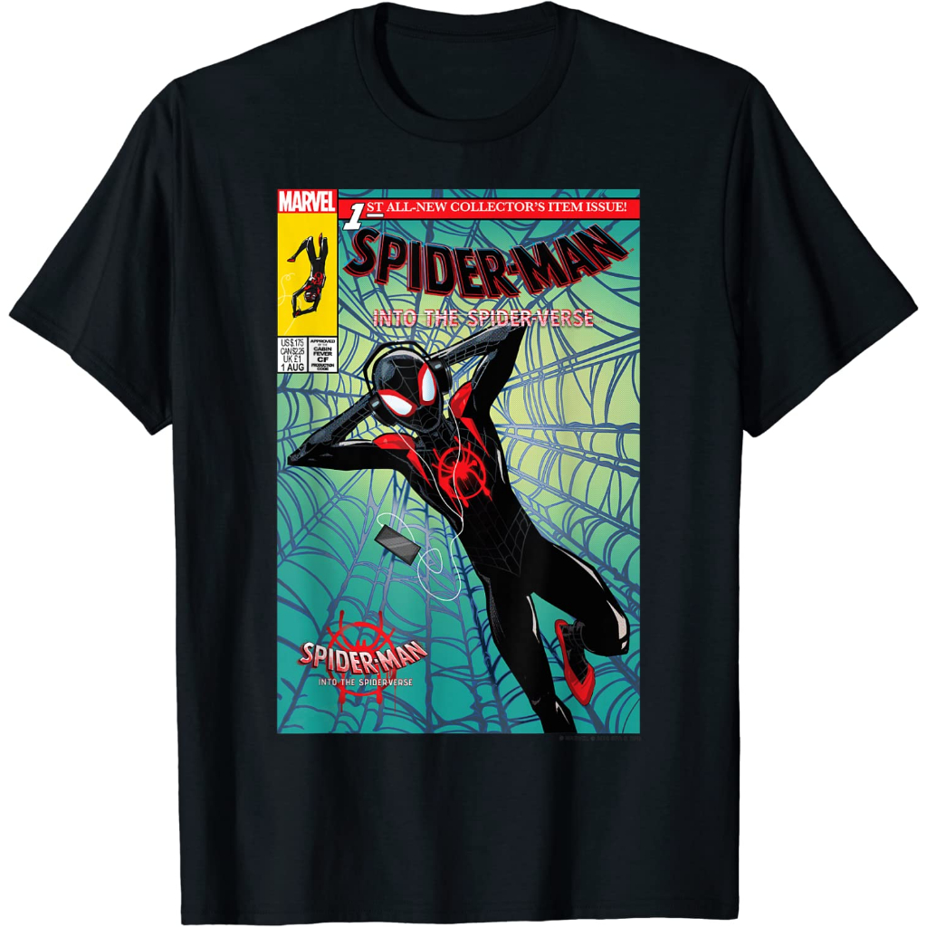 Jual Kaos Baju Marvel Spider-Man Spiderverse Collectors Comic Cover ...