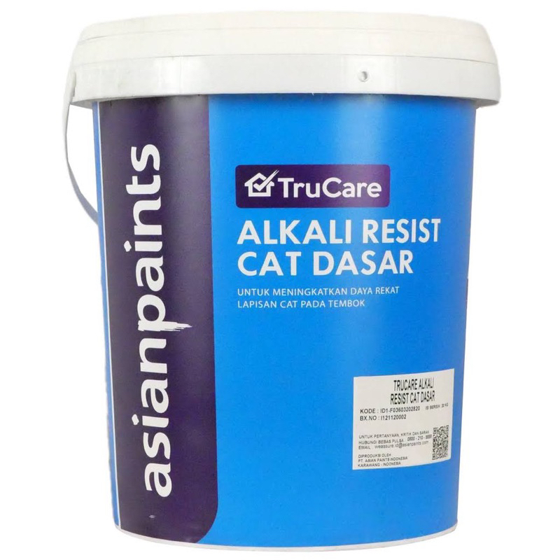 Jual Asian Paint Cat Dasar Tembok Interior / Trucare Alkali Resist 4KG ...