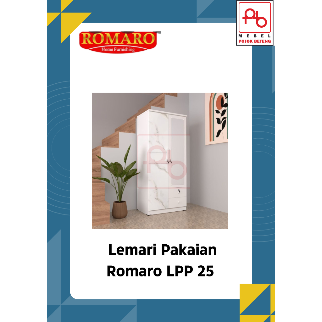 Jual Lemari Pakaian Romaro LPP 25 Jogja | Shopee Indonesia