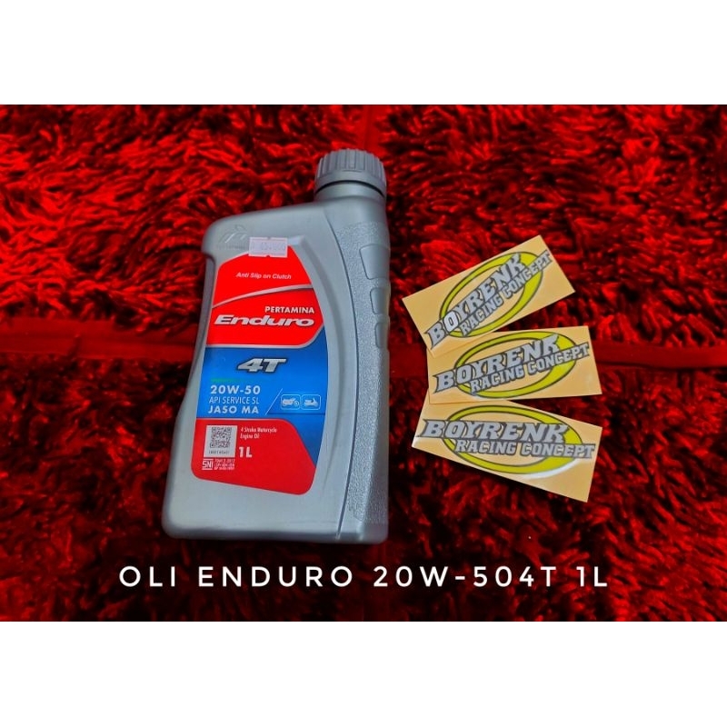 Jual OLI MOTOR 4TAK SPORT ENDURO RACING 1LITER SAE 20W-50 - BOYRENK ...