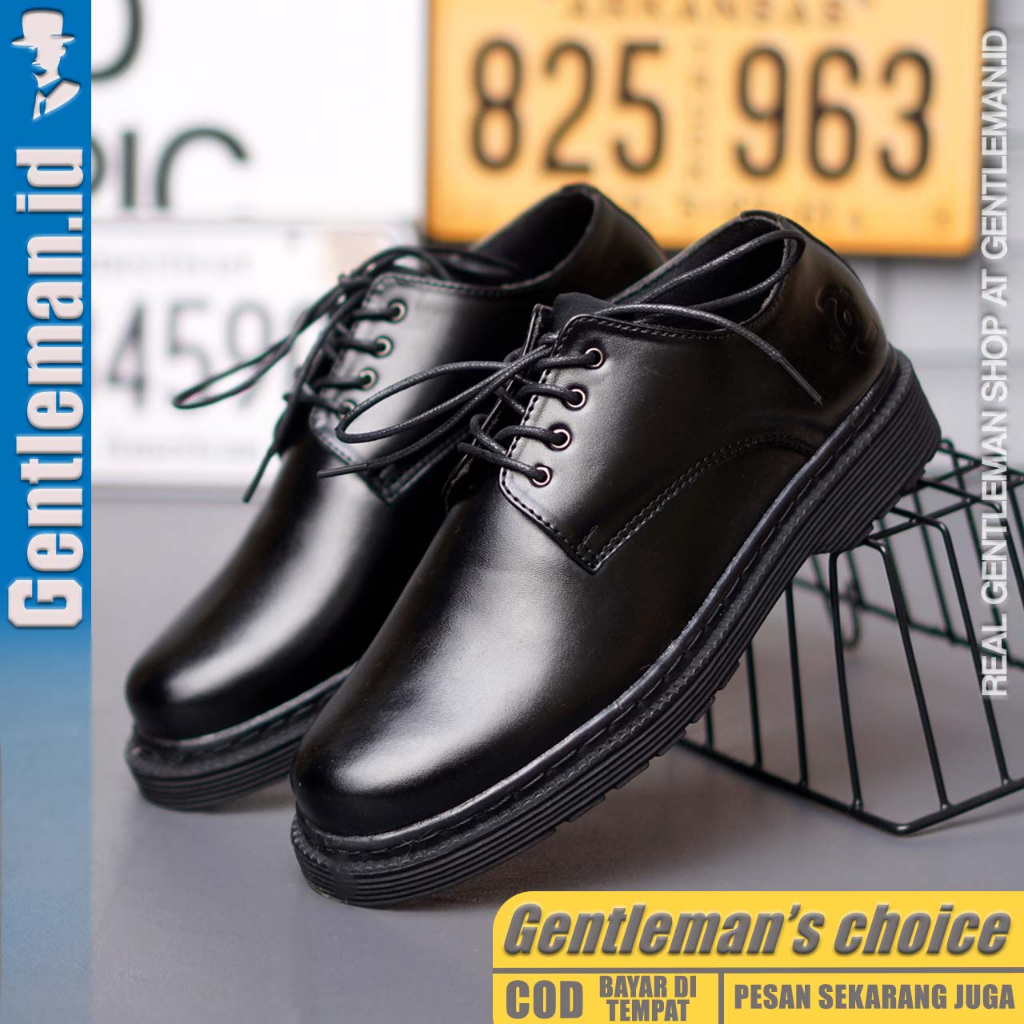 Jual GENTLEMAN Jackson Sepatu Formal Hitam Pria Kerja Kantor Pantofel ...