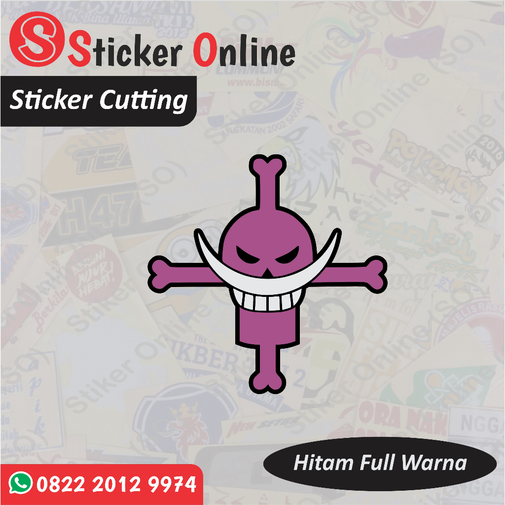 Jual Stiker Logo Sirohige | Sticker Cutting One Piece Sirohige Motor ...