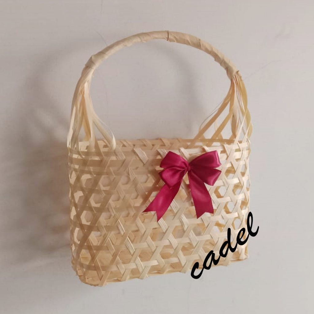 Jual Tas Jinjing Bambu Anyaman Parcel Kemasan Bingkisan Ulang Tahun ...