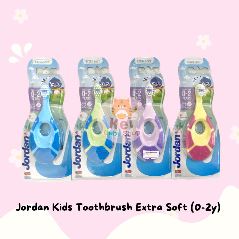 Jual Jordan Sikat Gigi Anak 0-2 Tahun Extra Soft / Sikat Gigi Bayi Anak ...
