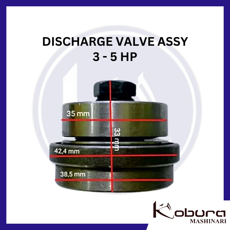 Jual Discharge Valve Assy 3 - 5 HP Kompresor Angin 3 HP dan 5 HP ...