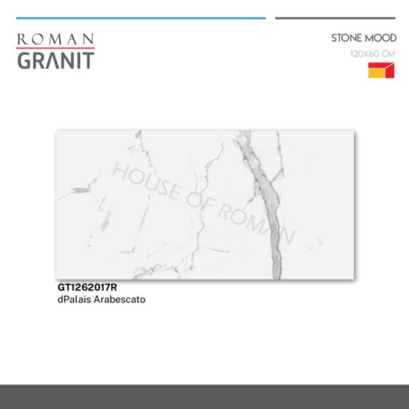 Jual Roman Granit dPalais Arabescato/Granit 120x60cm/Keramik Lantai ...