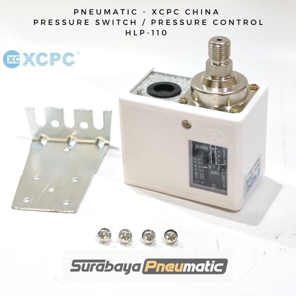 Jual Pressure Switch - HLP-110 - Pressure Control 10 Bar XCPC | Shopee Indonesia