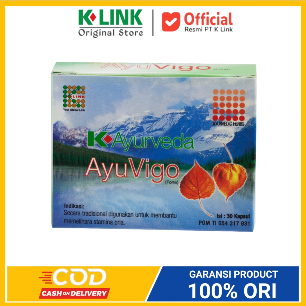 Jual AYURVEDA AYUVIGO AYU VIGO ISI 30 KAPSUL 60 KAPSUL AYURVEDA ...