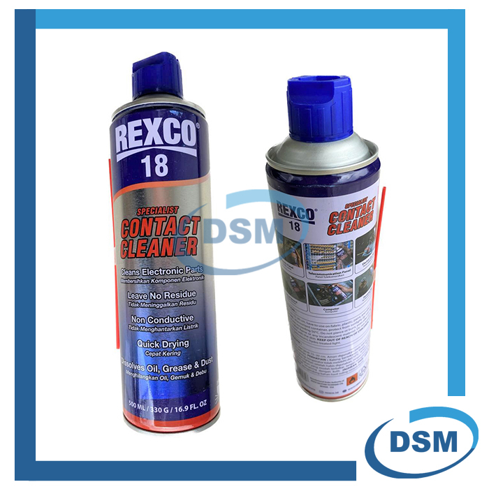 Jual REXCO 18 CONTACT CLEANER 500 ML PEMBERSIH KOMPONEN ELEKTRONIK ...