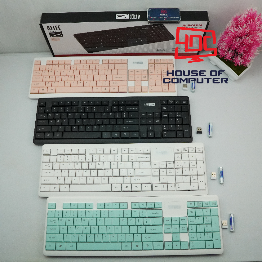 Jual KEYBOARD WIRELESS ALTEC LANSING ALBK6314 FREE BATERAI | Shopee ...