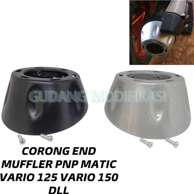 Jual CORONG MONCONG KNALPOT END MUFFLER VARIO 125 VARIO 150 ORIGINAL ...