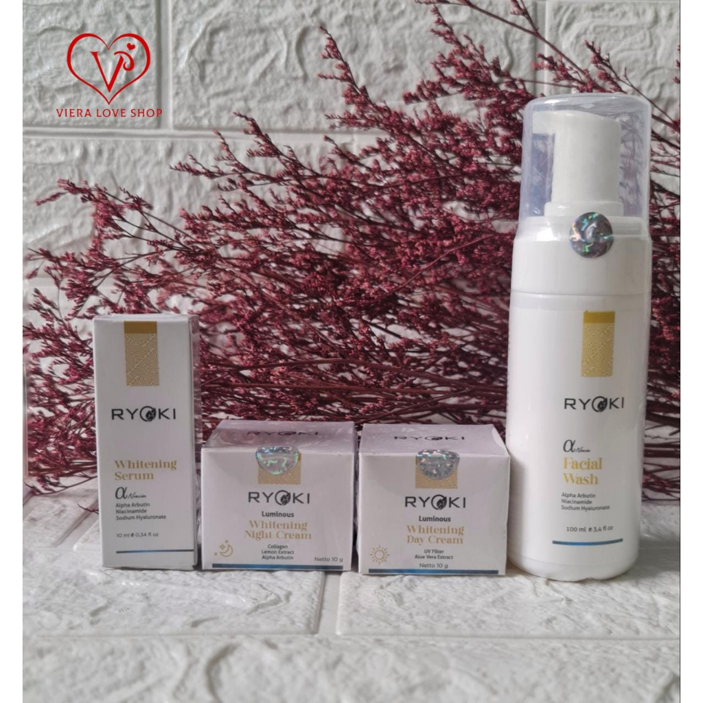 Jual RYOKI PAKET WHITENING / RYOKI LUMINOUS WHITENING 4 IN 1 (FACIAL ...