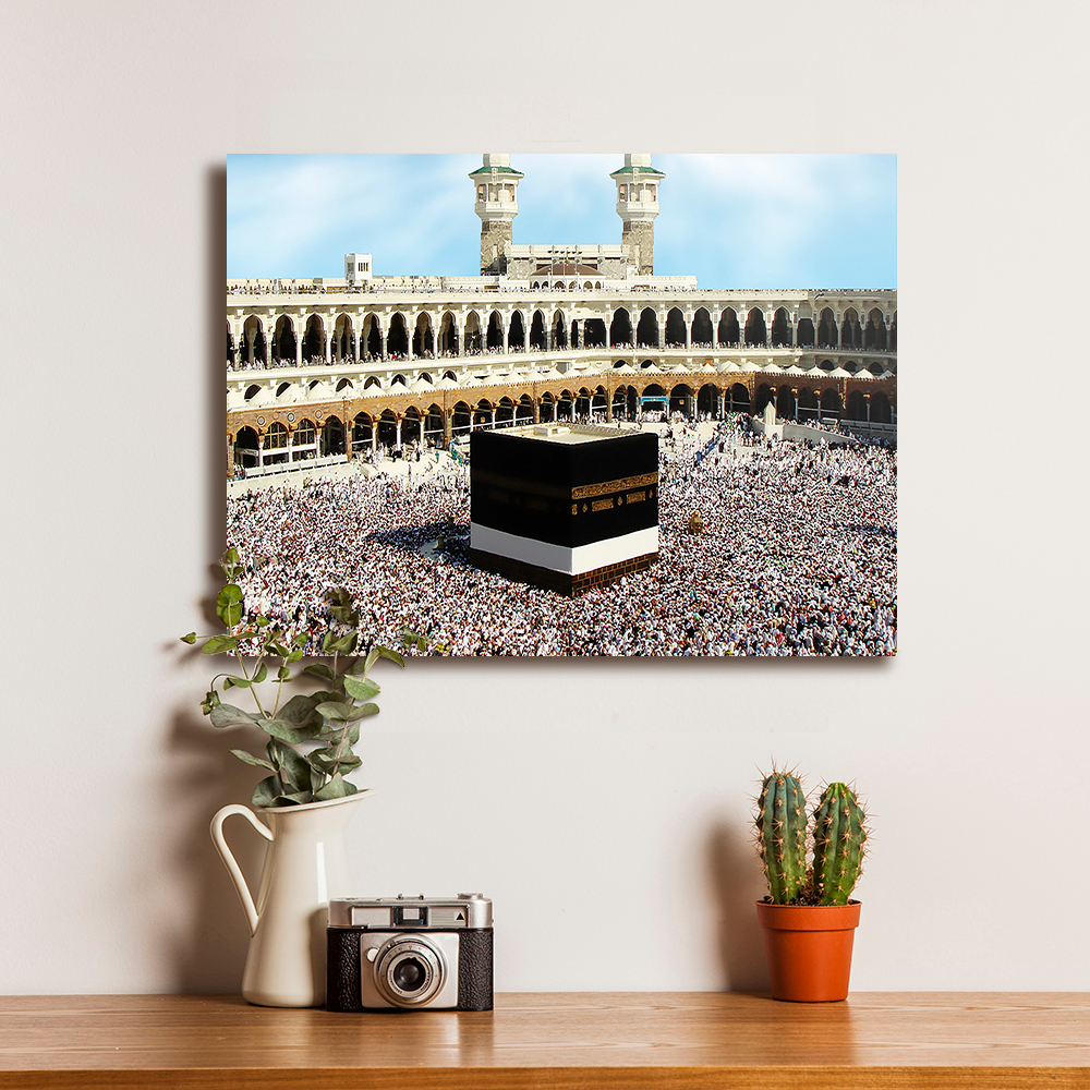 Jual Poster Kabah Al Mukarramah Masjidilharam Mekah Arab Saudi Islam ...