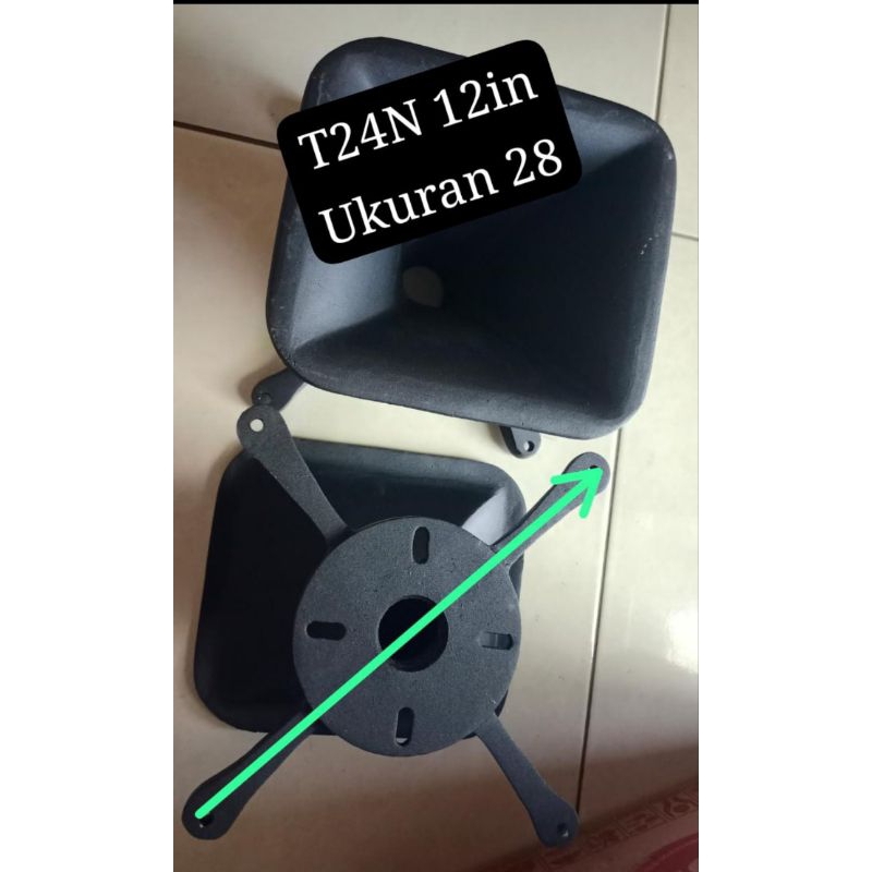 Jual horn tweeter horn T24n 12in baut drat | Shopee Indonesia