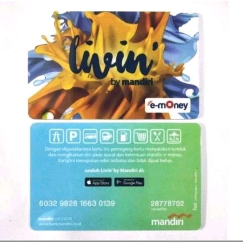 Jual Emoney livin mandiri | Shopee Indonesia