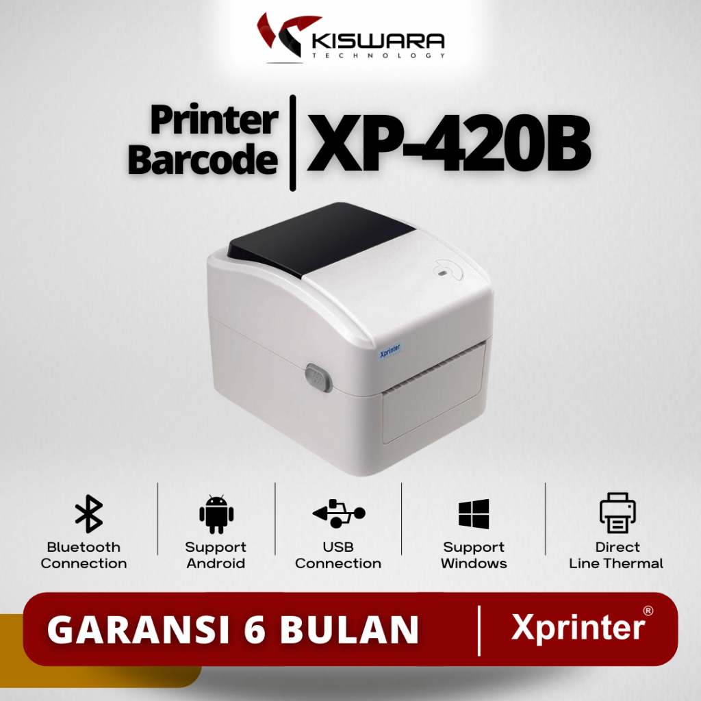Jual Printer Barcode Thermal Cetak Resi Xprinter XP-420B - USB ...