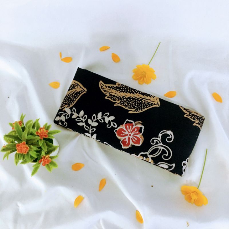 Jual Batik tulis cap motif daun bunga cocok buat kemeja cowok maupun ...