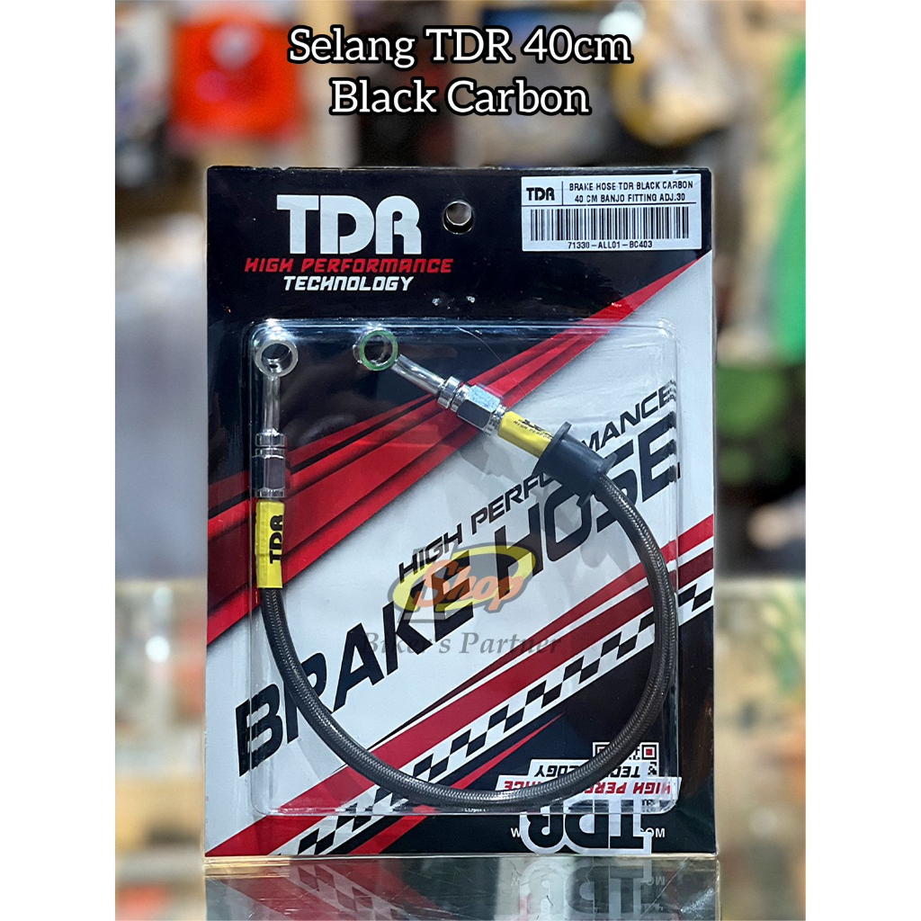 Jual Selang Rem TDR Racing 40cm Adjustable Black Carbon | Shopee Indonesia