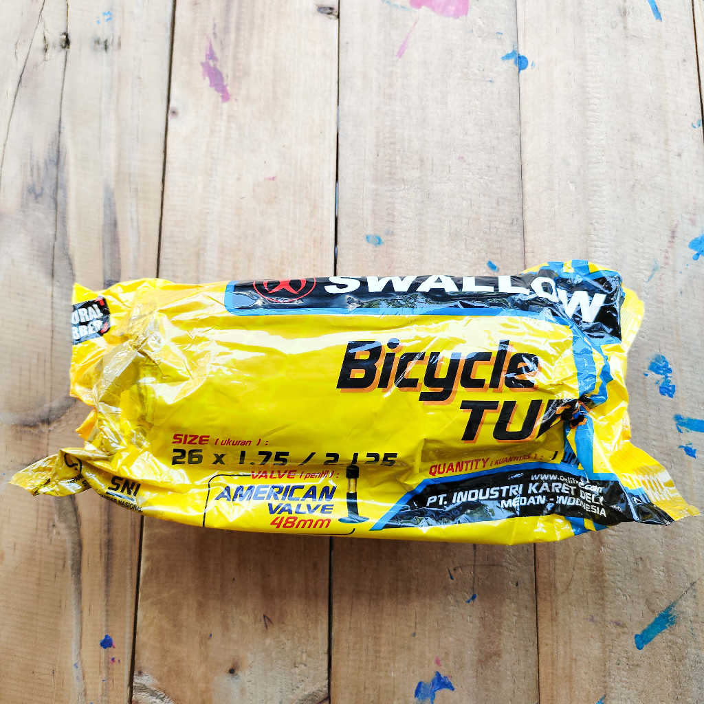 Jual Ban Dalam Sepeda MTB Swallow 26 x 1.75/2.125 AV48 Pentil Motor | Shopee Indonesia