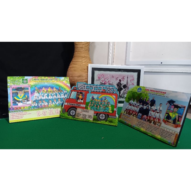 Jual Souvenir Vandel / Plakat Kayu Kenang Kenangan Anak Sekolah PAUD ...